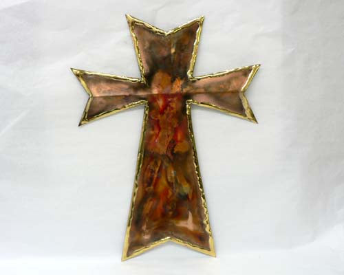 Copper Art Cross Wall Decor - Large – Keweenaw Gem & Gift - WS