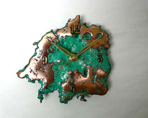 Splash Copper Desk Clock – Keweenaw Gem & Gift - WS
